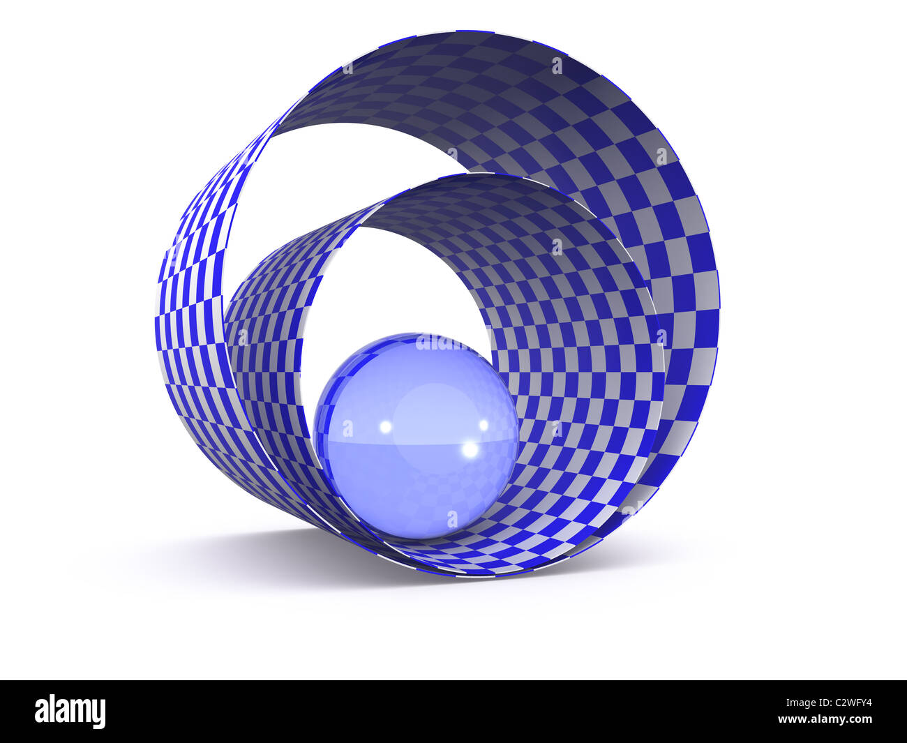 glass ball abstract background. 3d Stock Photo - Alamy