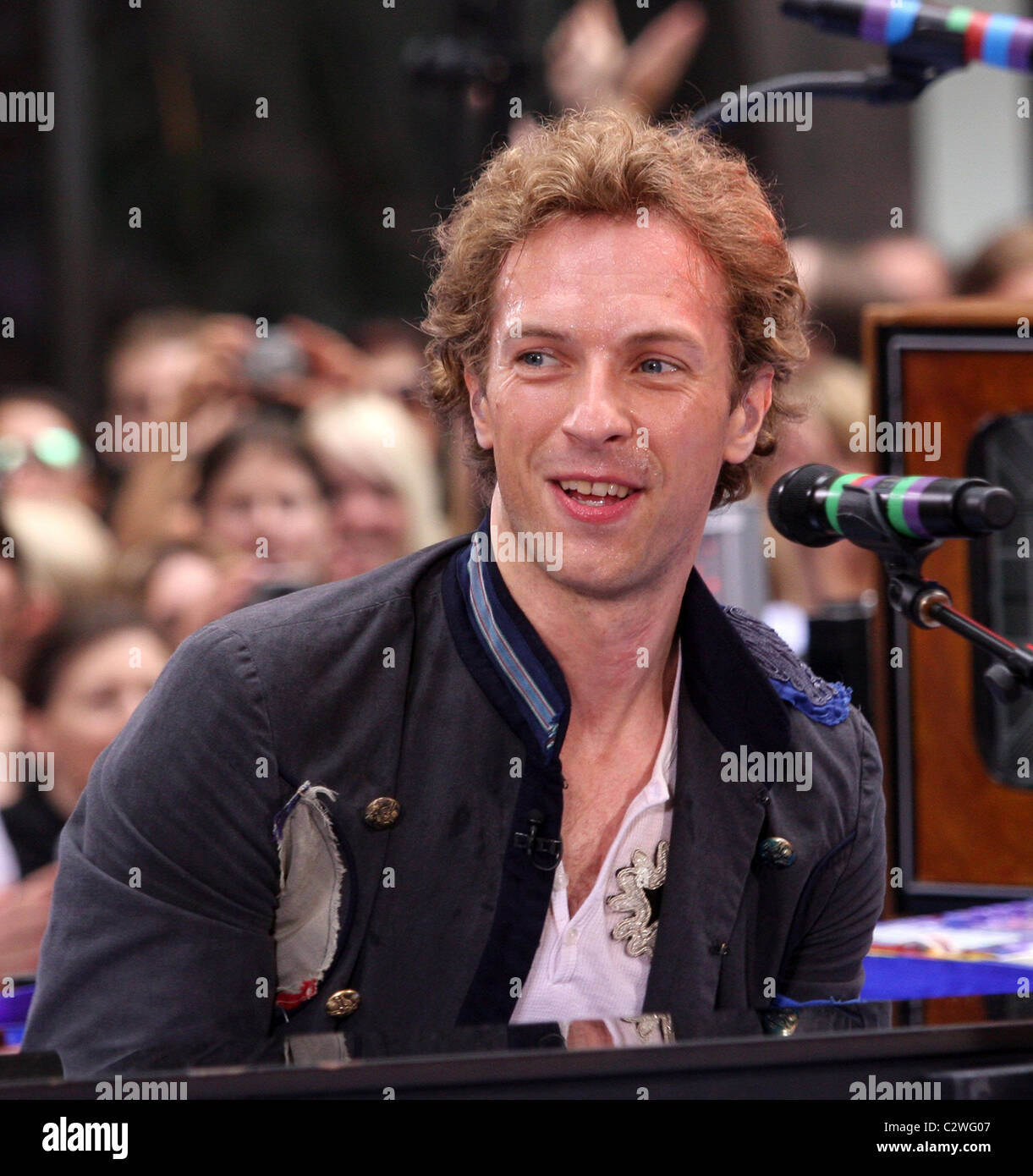 Chris Martin Coldplay performs live on 'The Today Show Concert Series ...