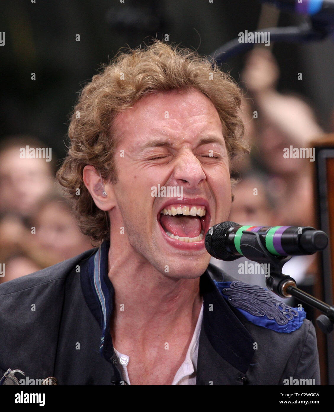 Chris Martin Coldplay performs live on 'The Today Show Concert Series ...