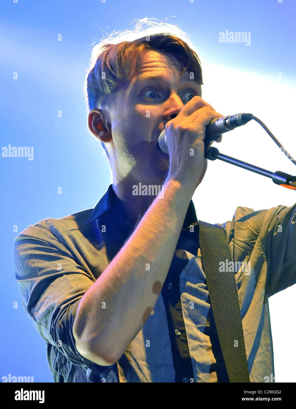 Alex Kapranos of Franz Ferdinand Latitude Festival - Day One Suffolk ...