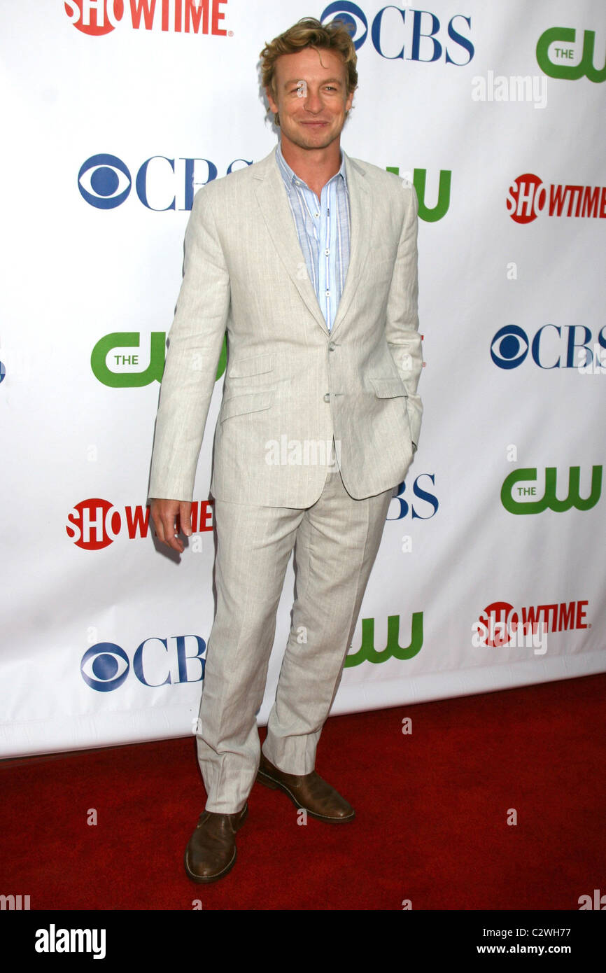 Simon Baker CBS, CW and Showtime Press Tour Stars Party at Boulevard 3 ...