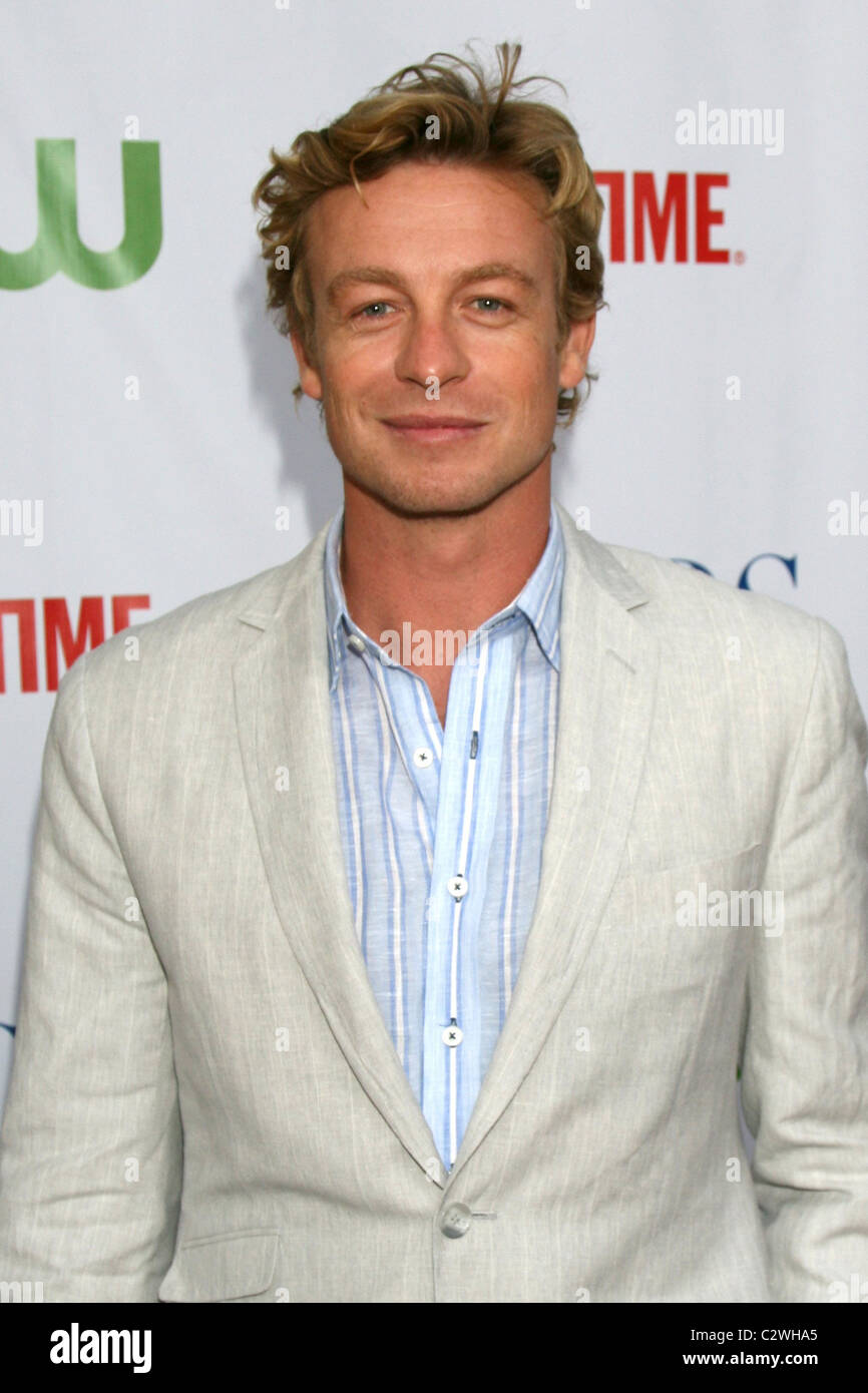 Simon Baker CBS, CW and Showtime Press Tour Stars Party at Boulevard 3 ...