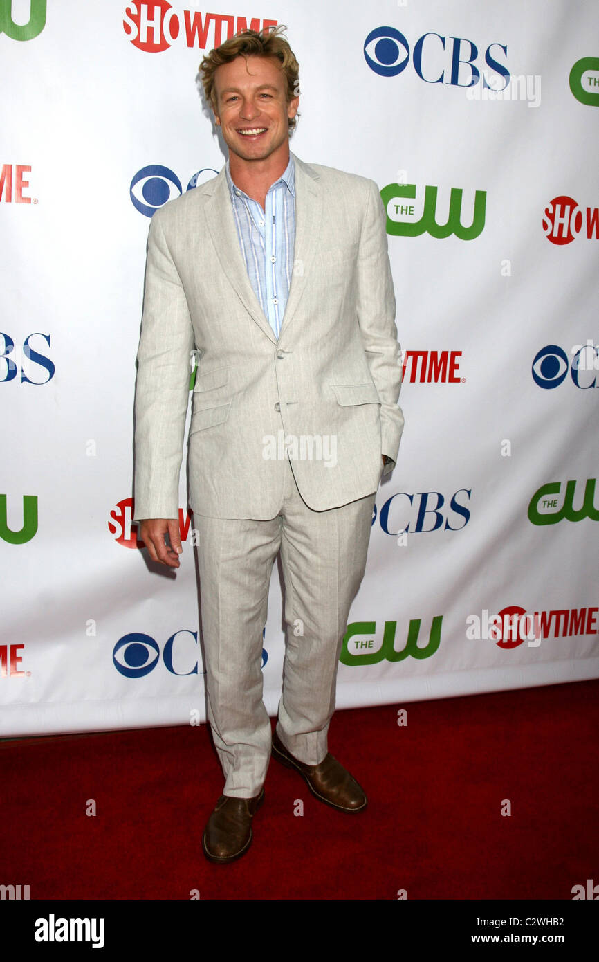 Simon Baker CBS, CW and Showtime Press Tour Stars Party at Boulevard 3 ...