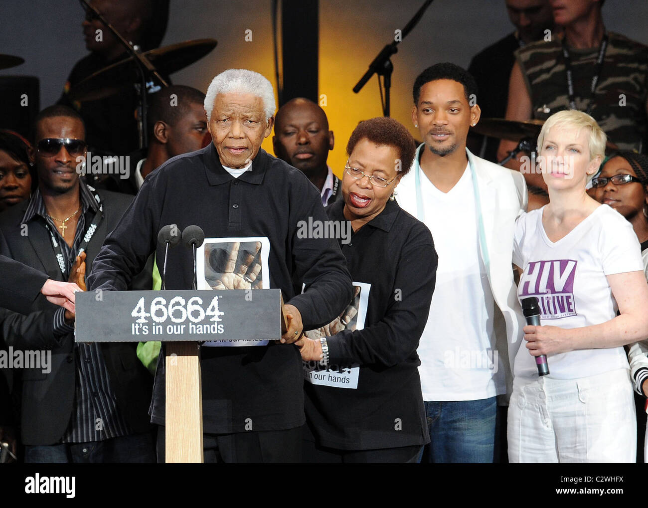 Nelson Mandela Nelson Mandela birthday concert held in Hyde Park ...