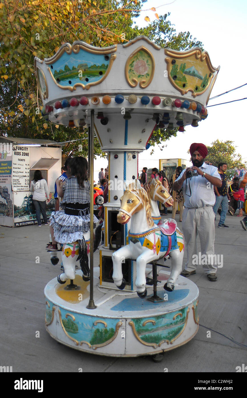 carousel, Chandigarh, India Stock Photo - Alamy