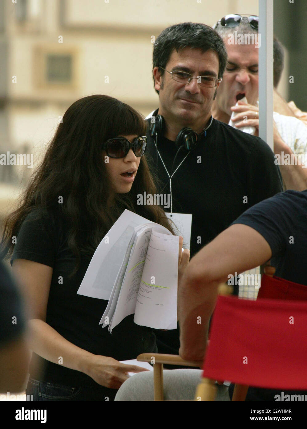 America Ferrera on the set of 'Ugly Betty' filming in Manhattan New ...