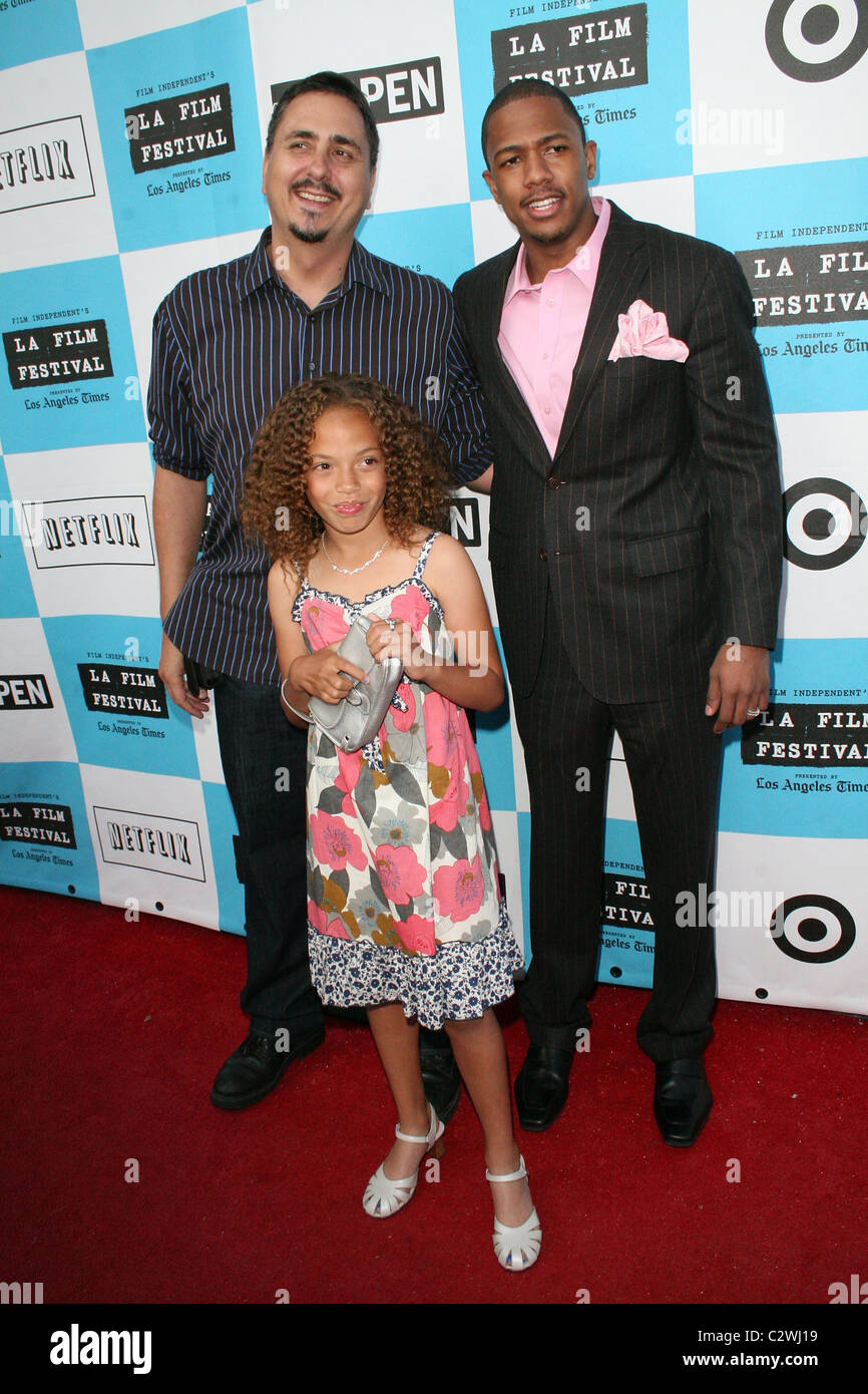 Nick Cannon, director Neil Abramson and Erika Glock Los Angeles Film ...