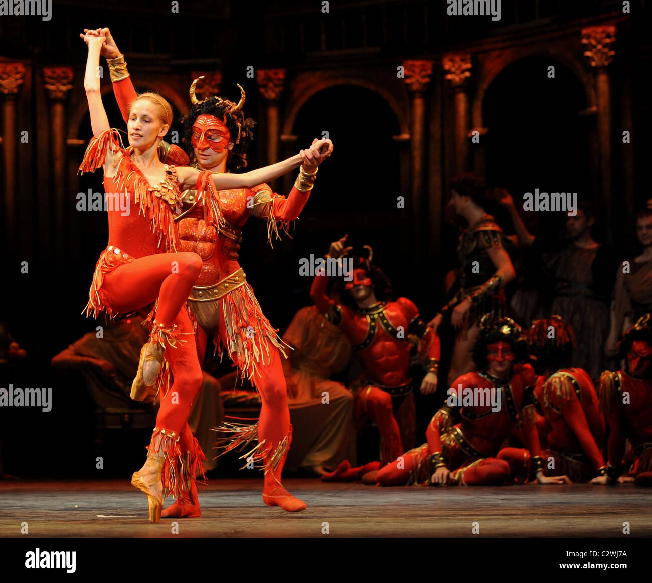 The Mikhailovsky Ballet perform Spartacus at Coliseum London, England ...