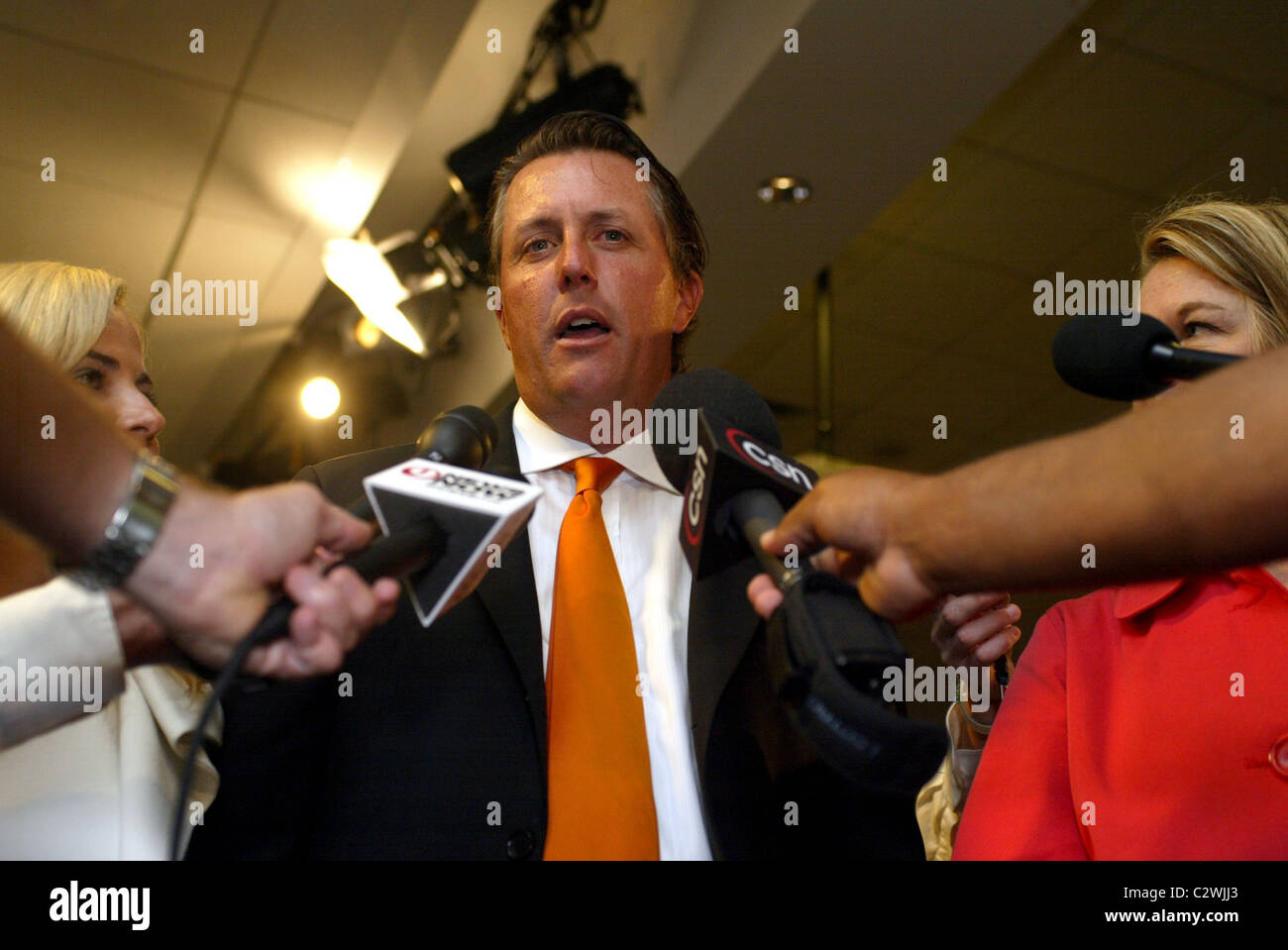 Phil Mickelson and Amy Mickelson participate in Department of Education ...