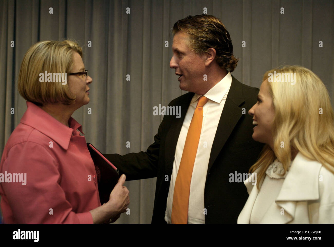 Phil Mickelson, Amy Mickelson and Margaret Spelling participates in ...