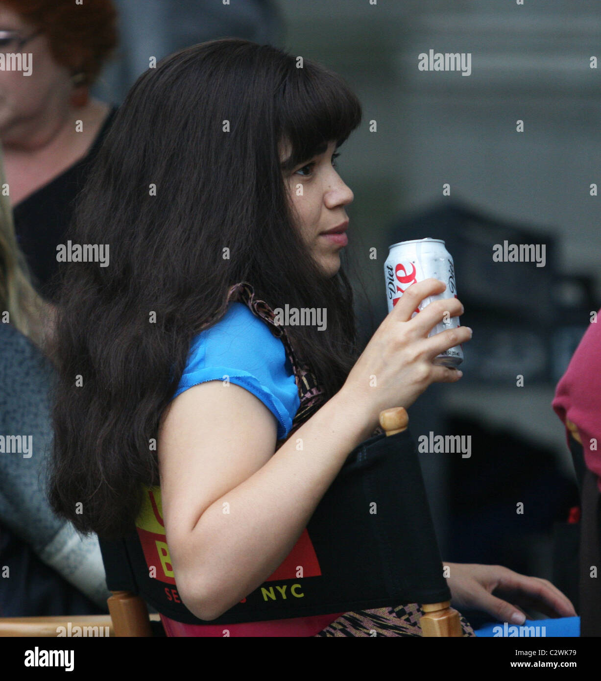 America Ferrera on the set of 'Ugly Betty' filming in Manhattan New ...