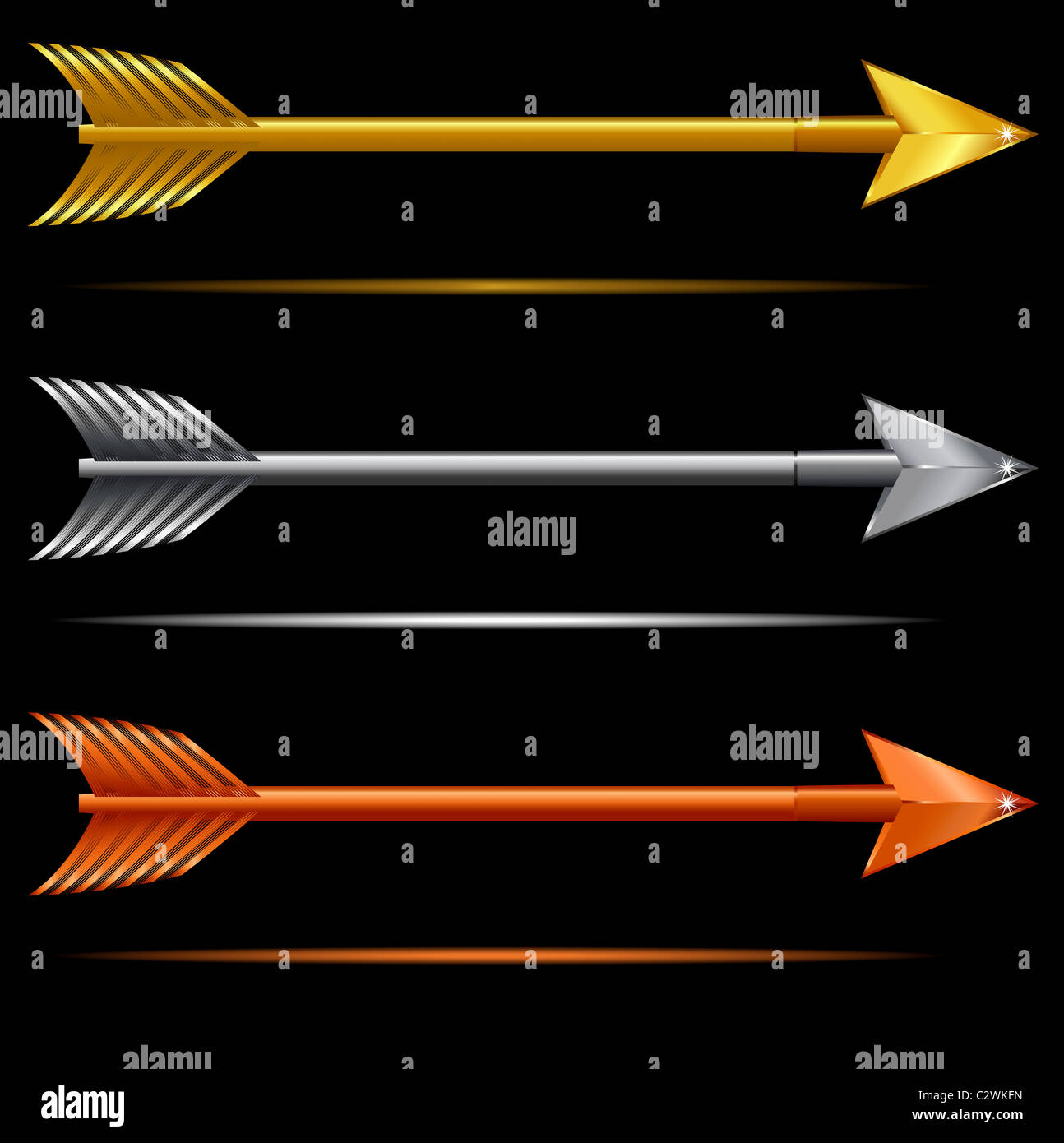 Three arrows hi-res stock photography and images - Alamy