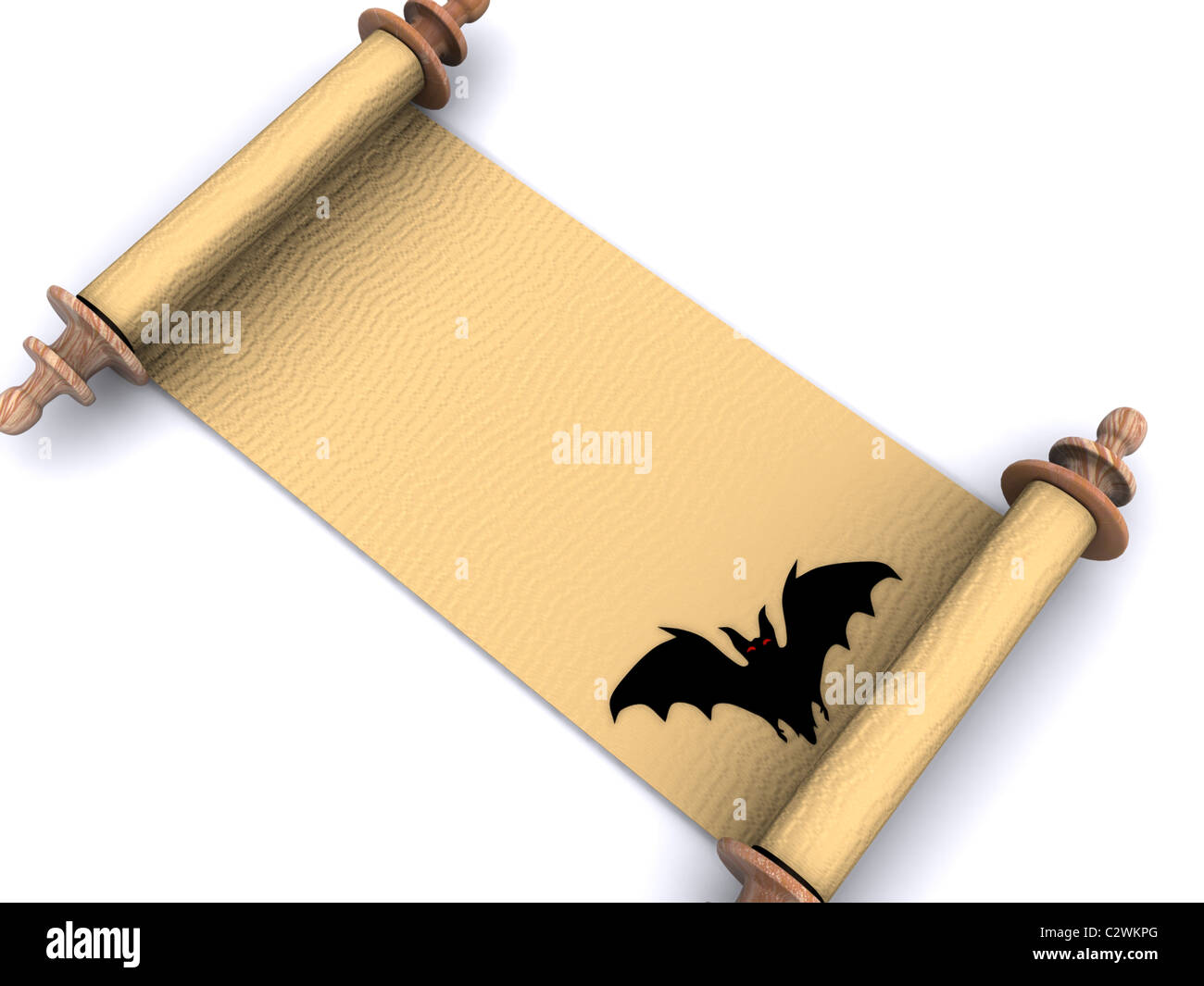halloween scroll. 3d Stock Photo - Alamy