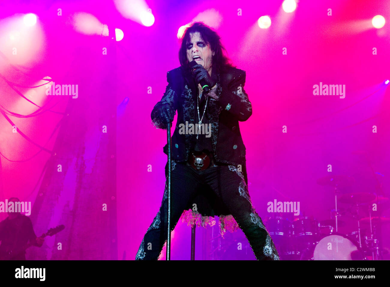 Alice Cooper performing live at the ExCel Arena London, England - 24.07 ...