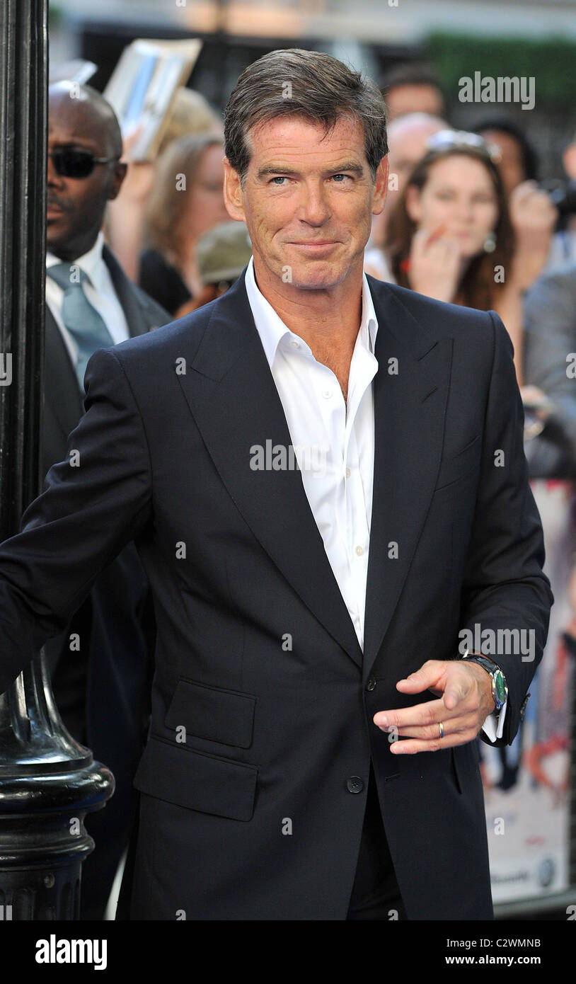 Pierce Brosnan World Premiere of Mamma Mia! held at the Odeon Leicester ...