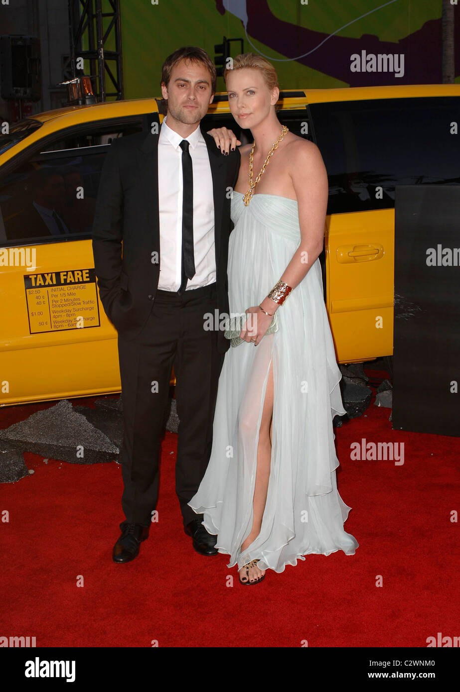 Stuart Townsend and Charlize Theron Los Angeles premiere of 'Hancock ...