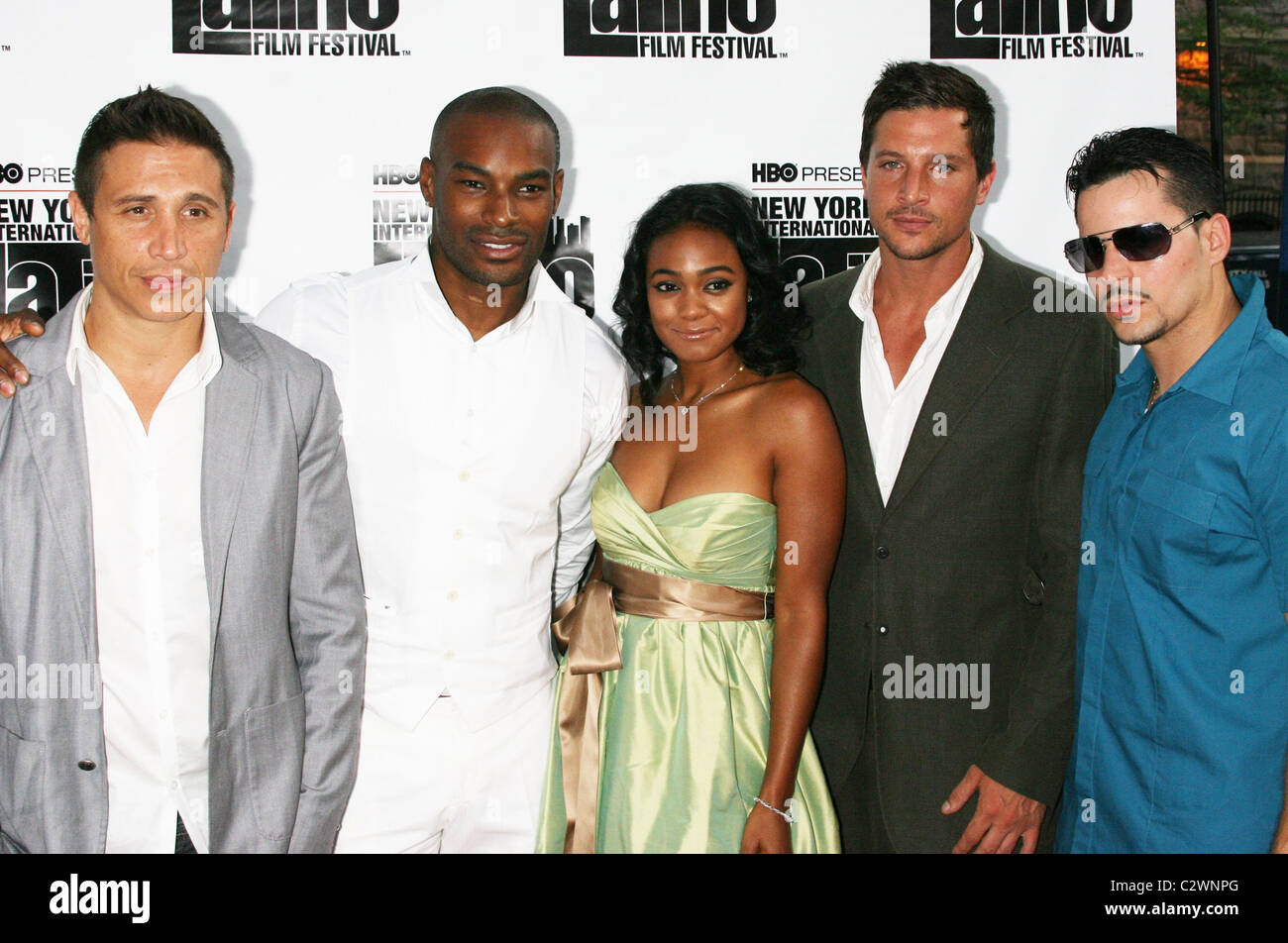 Erik Palladino, Tyson Beckford, Tatyana Ali, Simon Rex, and Geo Santini ...
