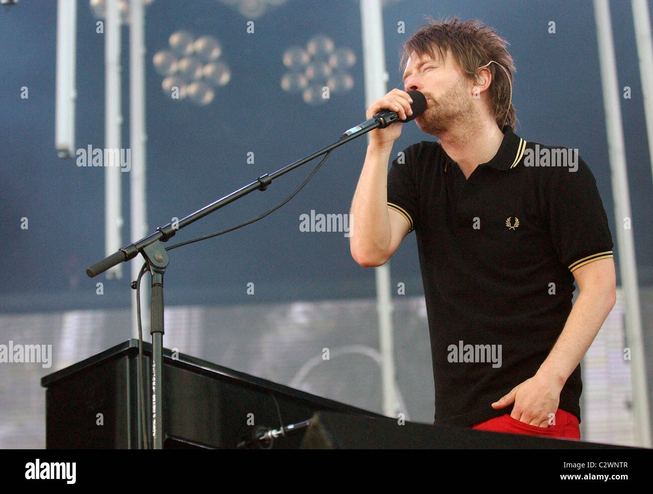 Thom Yorke Radiohead performs a sold out concert at Westerpark ...
