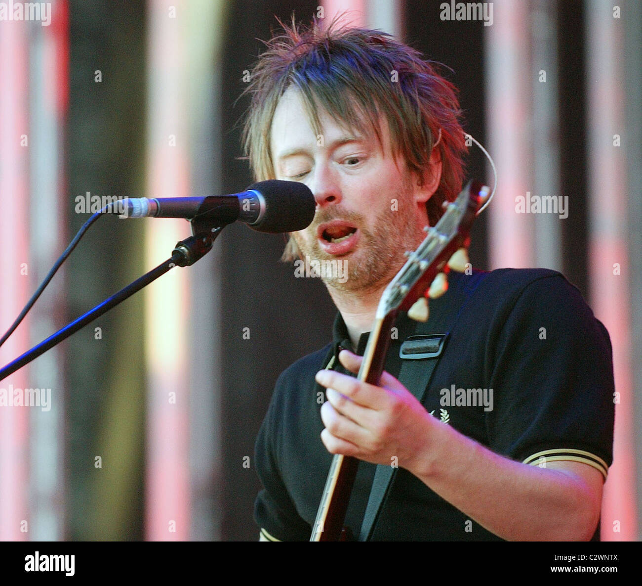 Thom Yorke Radiohead performs a sold out concert at Westerpark ...