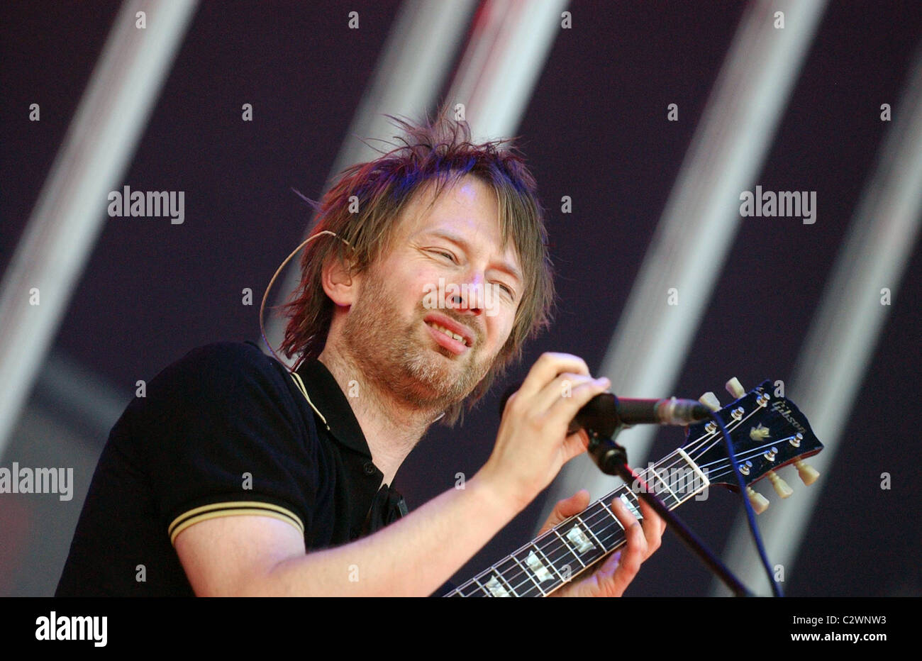 Thom Yorke Radiohead performs a sold out concert at Westerpark ...