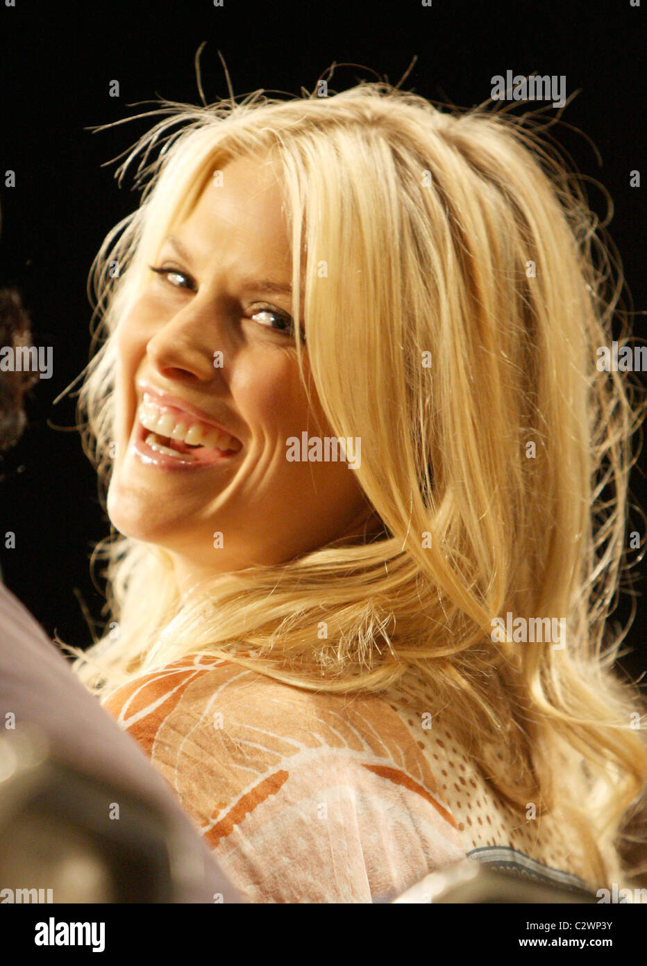 Ali Larter cast of 'Heroes' promoting their show at Comic Con 2008 at ...