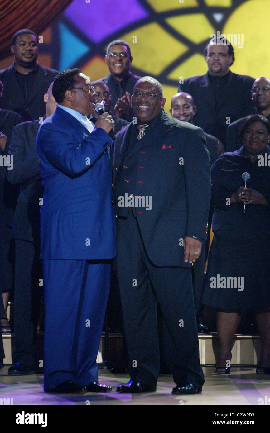 Bobby Jones and Bishop Albert Jamison Taping of BET's Bobby Jones ...