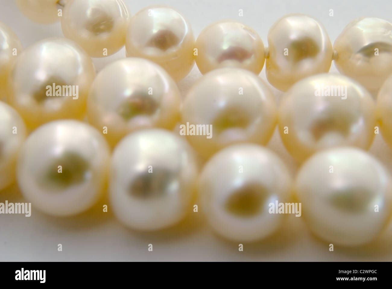 white pearl. Close-up Stock Photo - Alamy