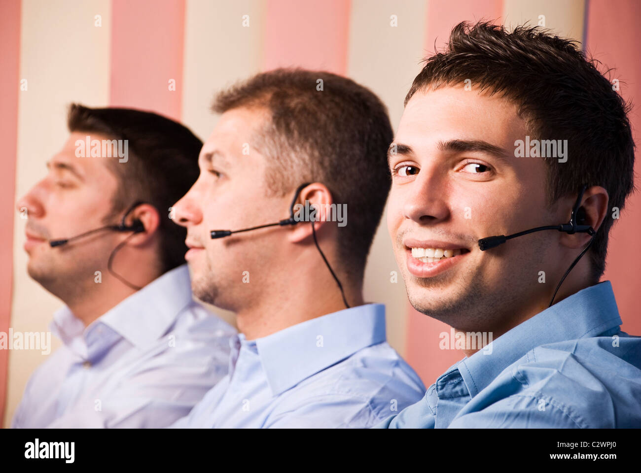 Group of men facing camera hi-res stock photography and images - Alamy
