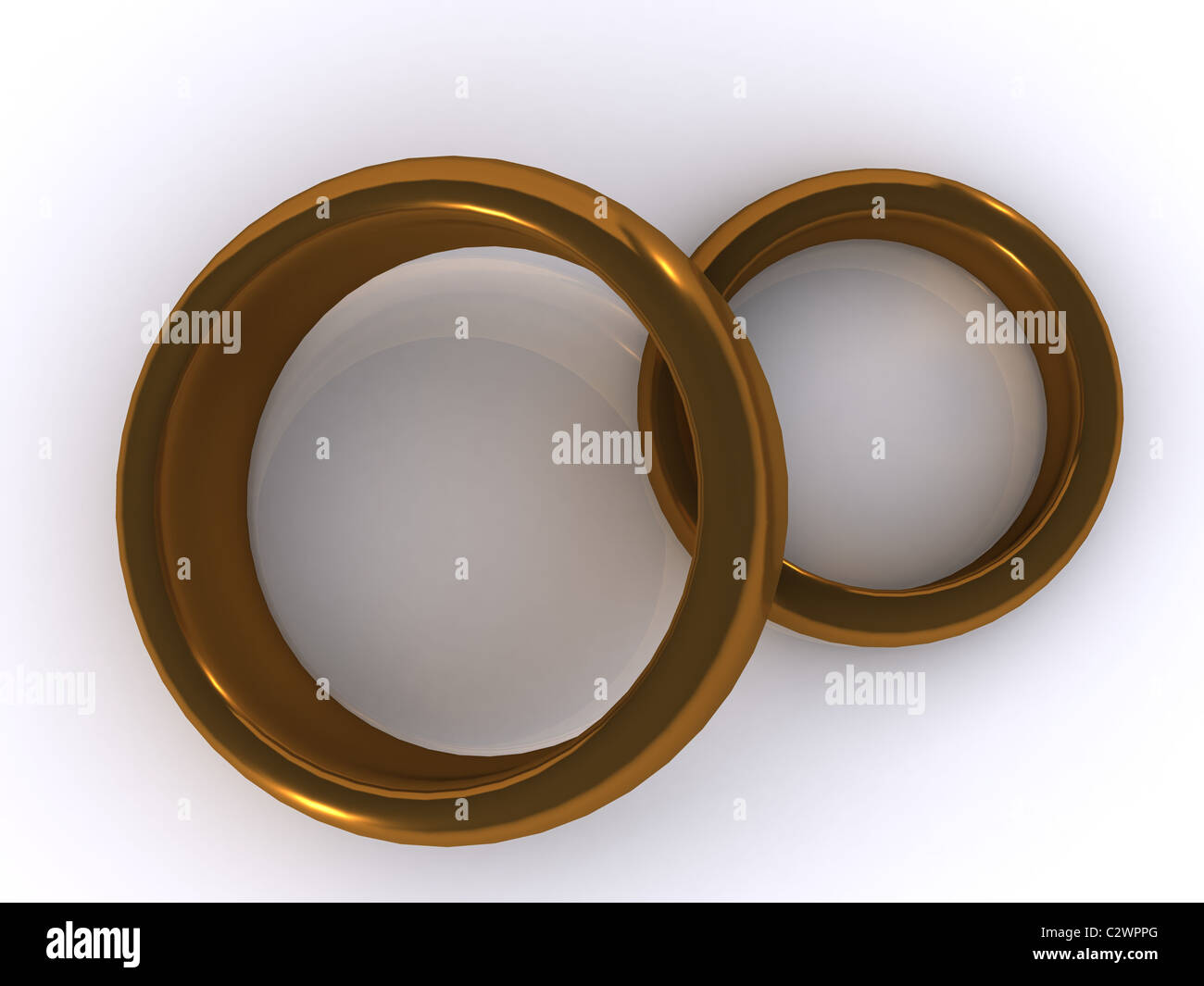 3d rings hi-res stock photography and images - Alamy
