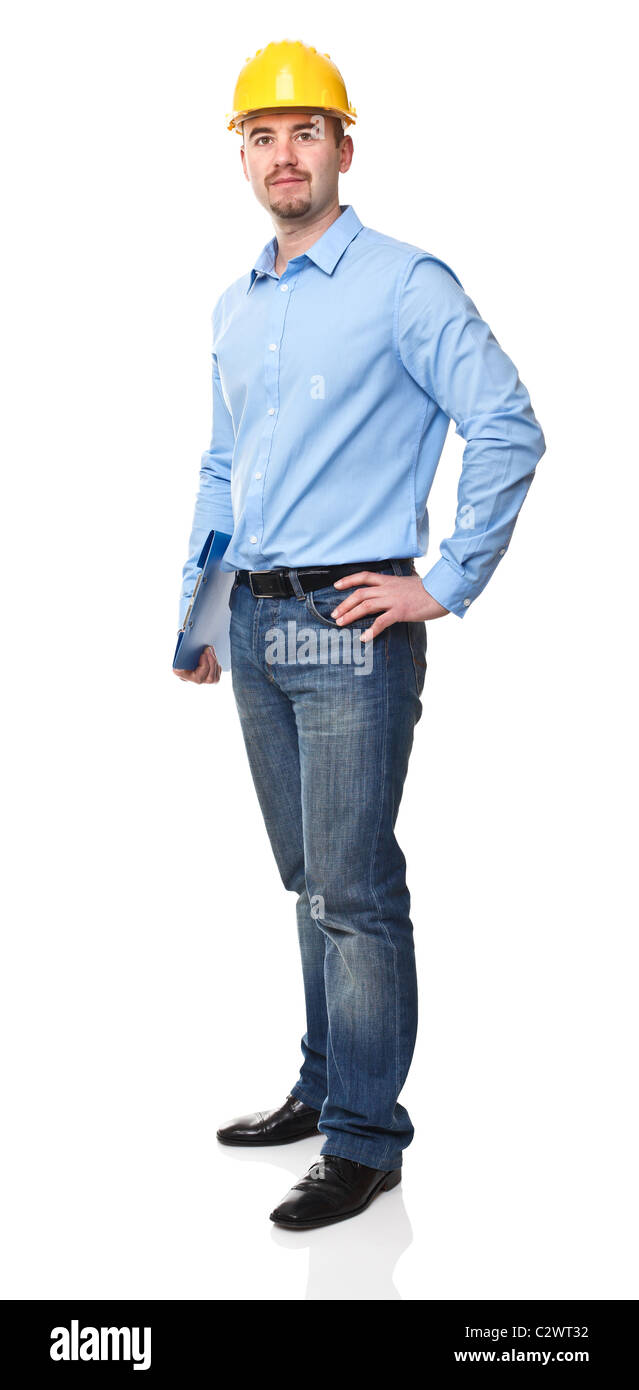 White engineer hat hi-res stock photography and images - Alamy