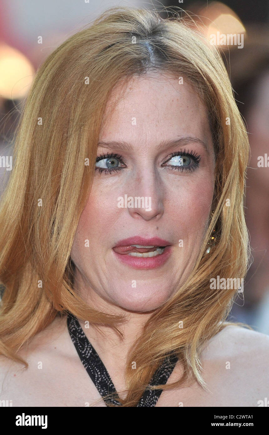 Gillian Anderson UK Premiere of 'The X-Files: I Want to Believe' held ...