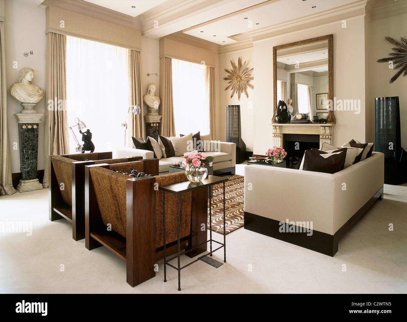 Designer armchairs hi-res stock photography and images - Alamy