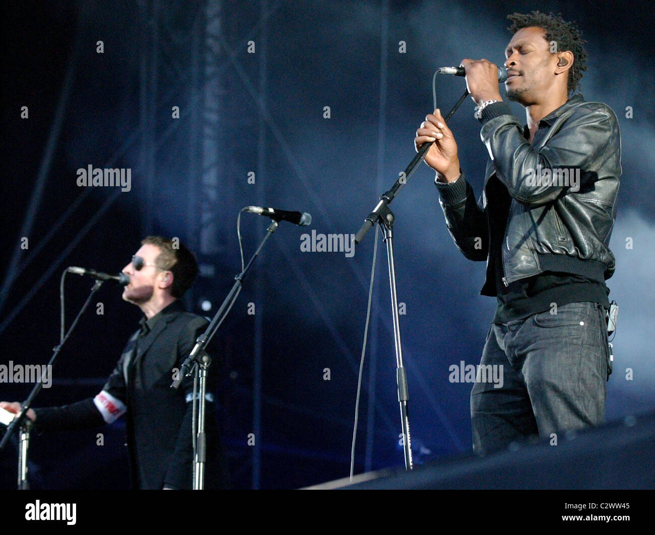 Massive Attack perform a sold out concert at Westerpark Amsterdam ...