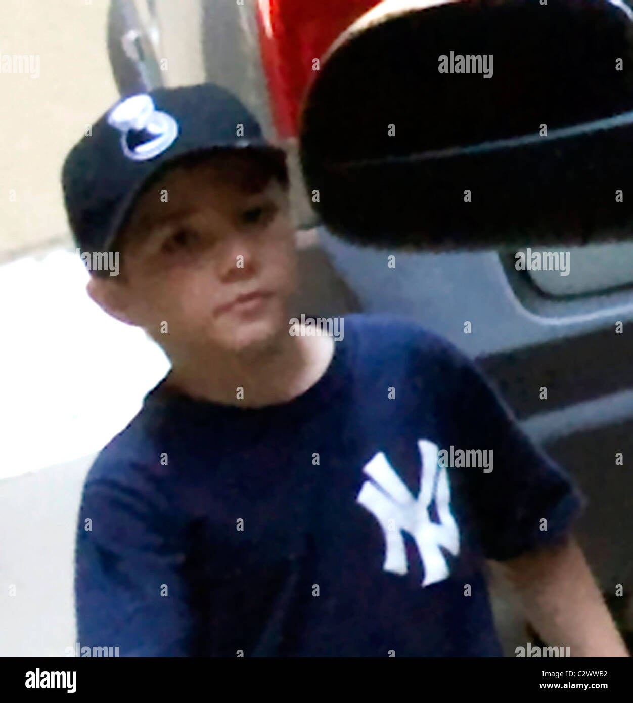 Rocco Ritchie, son of Madonna and Guy Ritchie, leaving his mom's ...