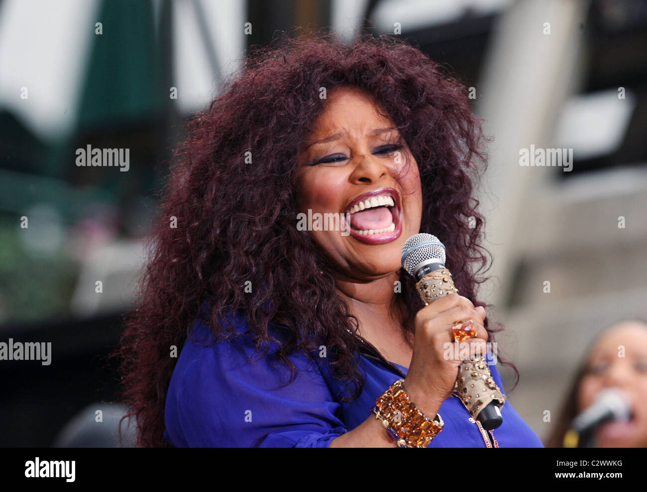 Chaka Khan performs live for 'Good Morning America's Summer Concert ...