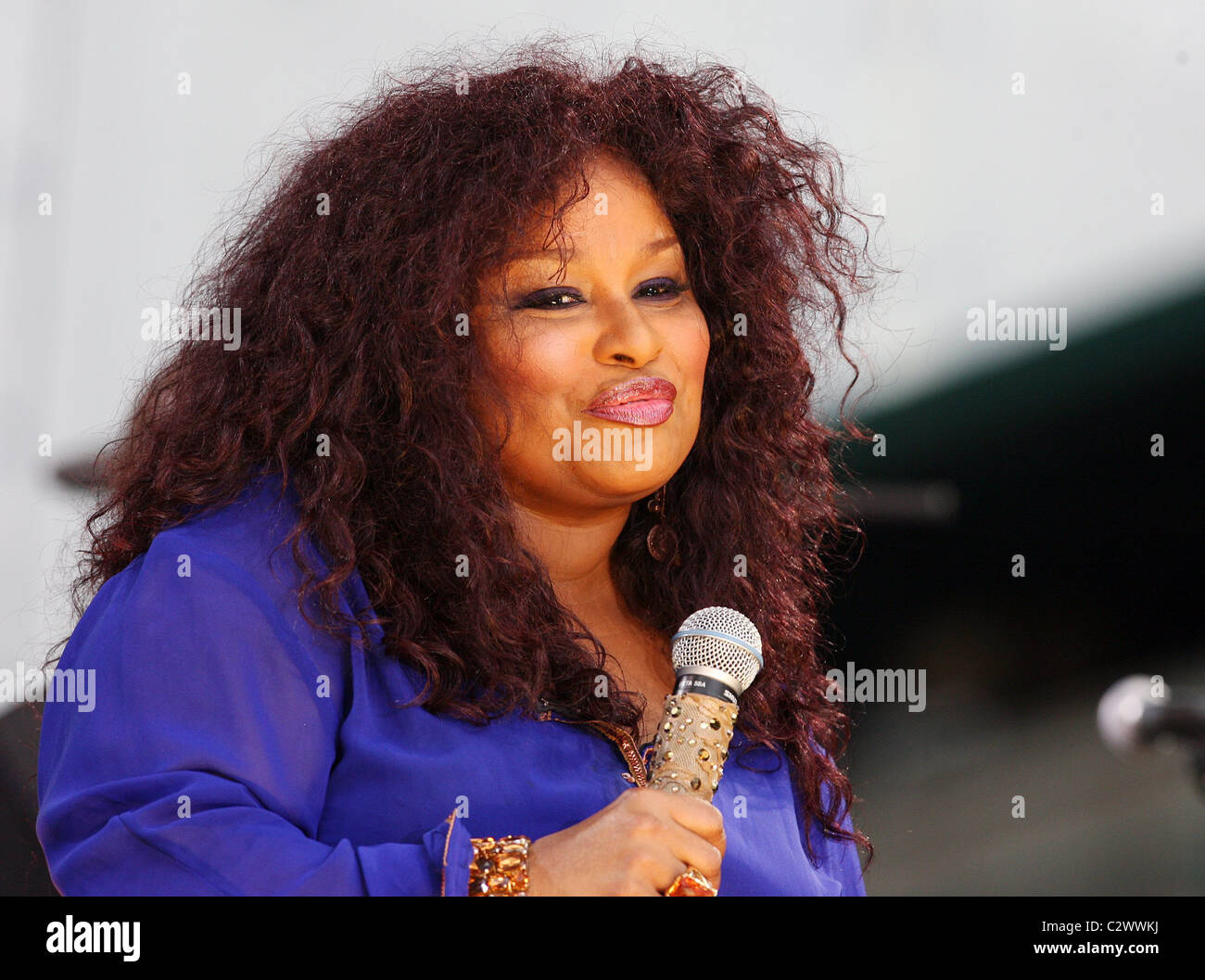 Chaka Khan performs live for 'Good Morning America's Summer Concert ...