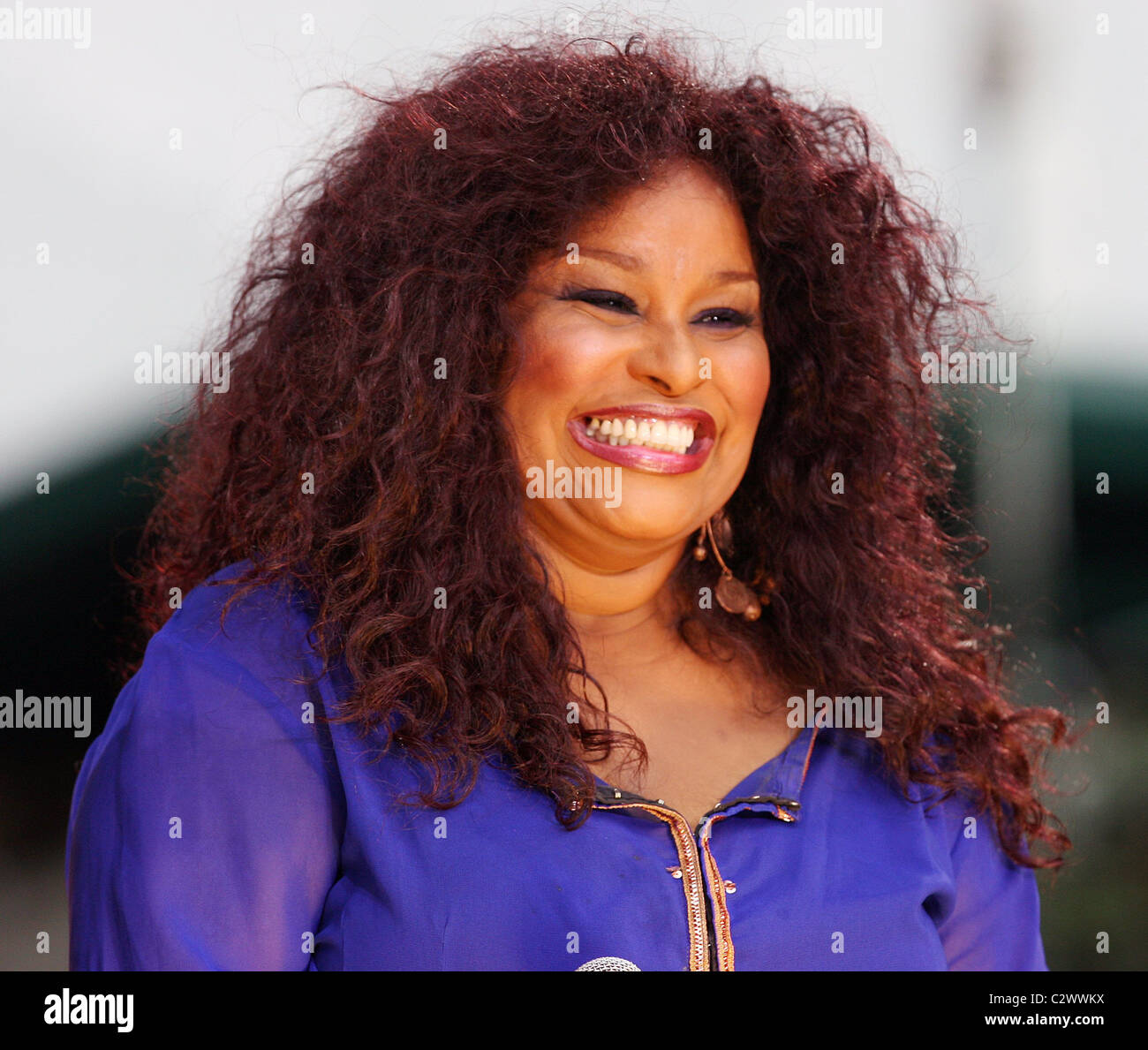 Chaka Khan performs live for 'Good Morning America's Summer Concert ...