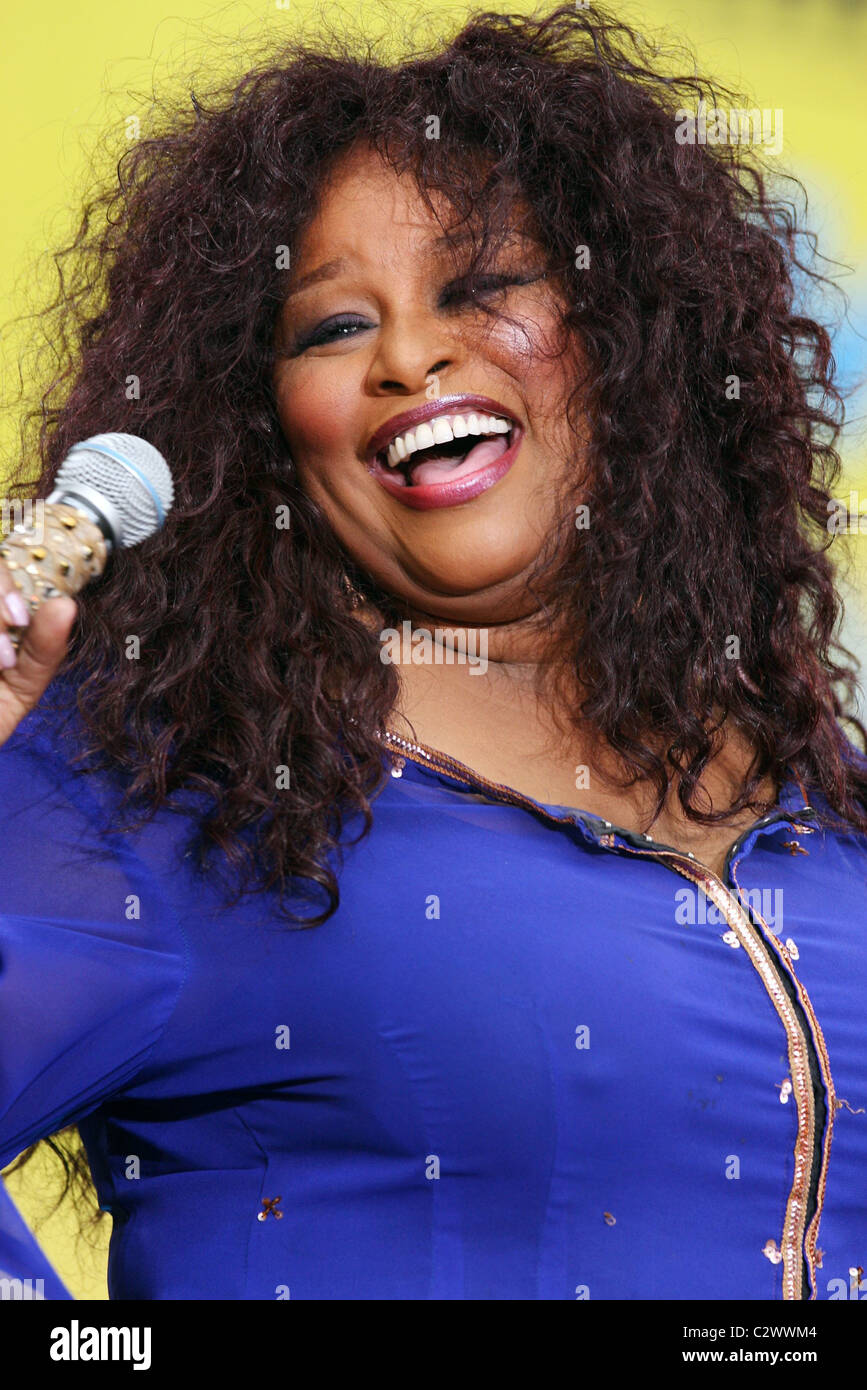 Chaka Khan performs live for 'Good Morning America's Summer Concert ...