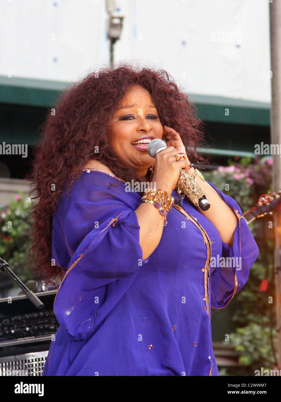 Chaka Khan performs live for 'Good Morning America's Summer Concert ...
