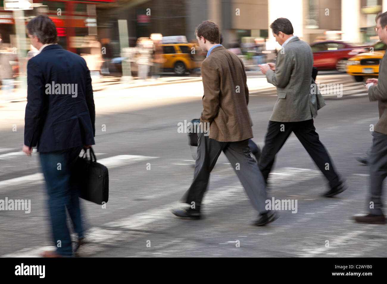 Rush Hour, 42nd Street, Pershing Square, NYC Stock Photo - Alamy