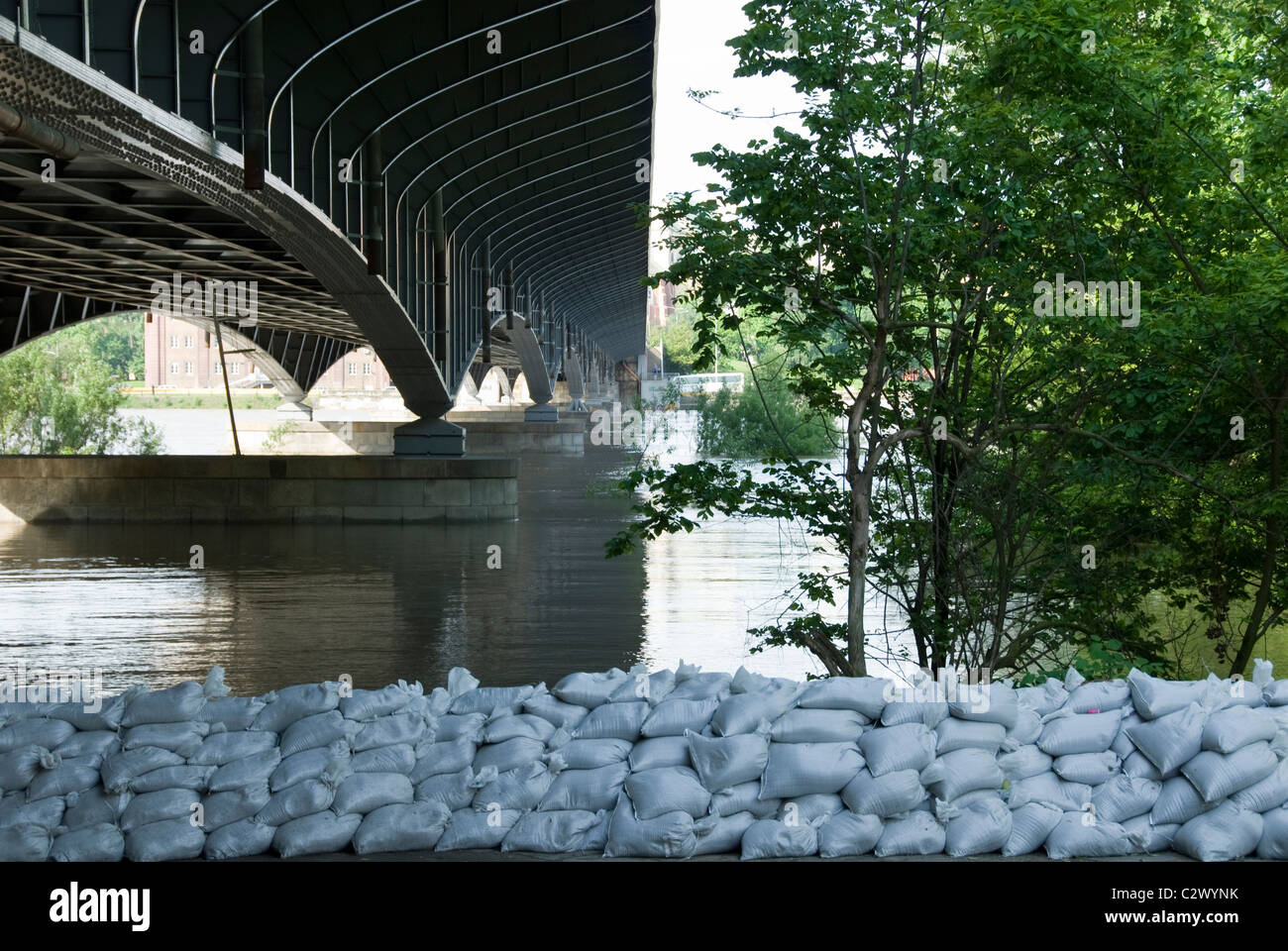 Flood in Warsaw, Poland in 2010 Stock Photo - Alamy