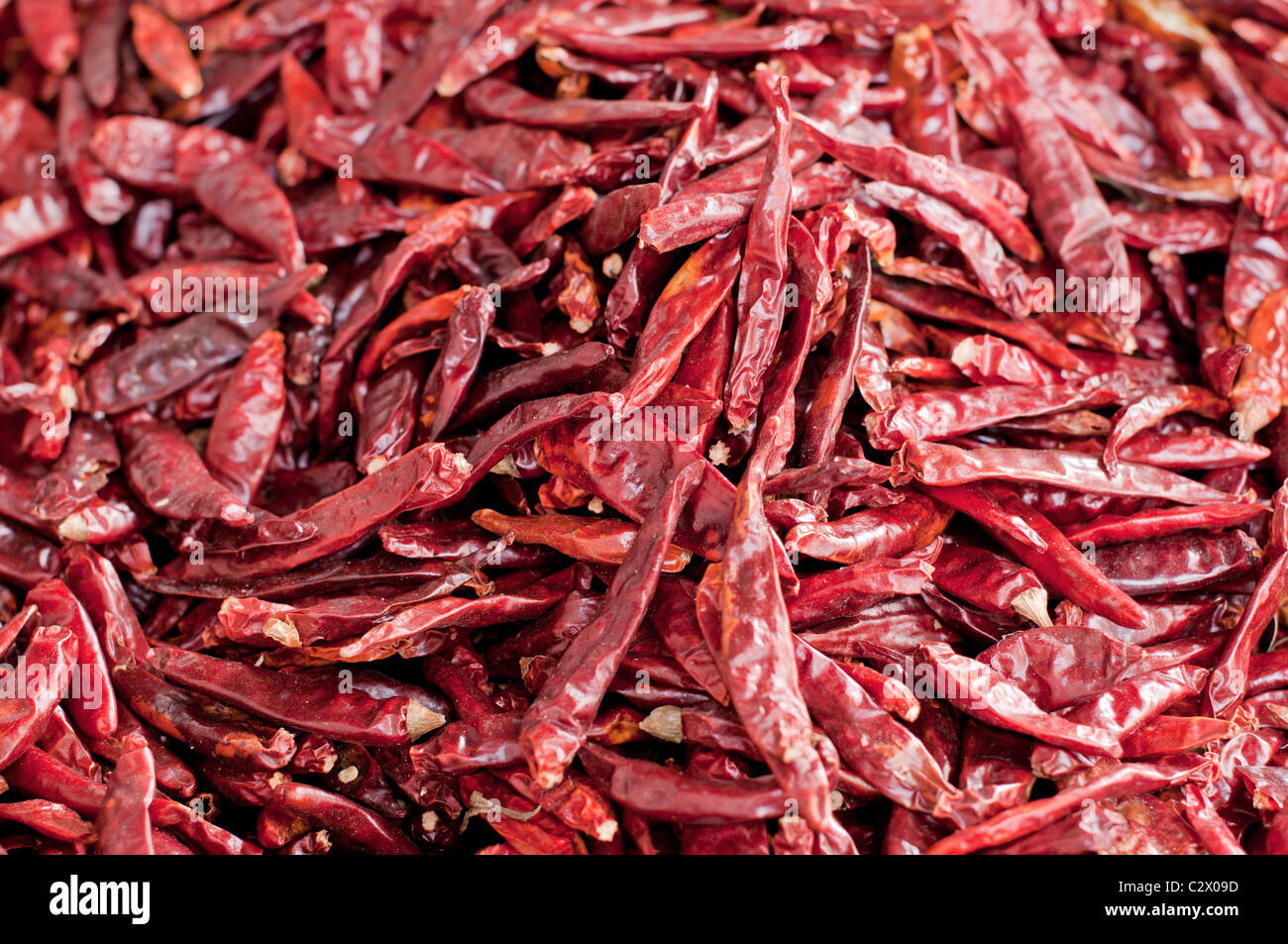 Dried red chillies hi-res stock photography and images - Alamy