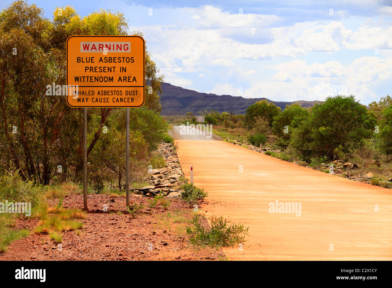 Australian Warning Road Sign Outback High Resolution Stock Photography ...