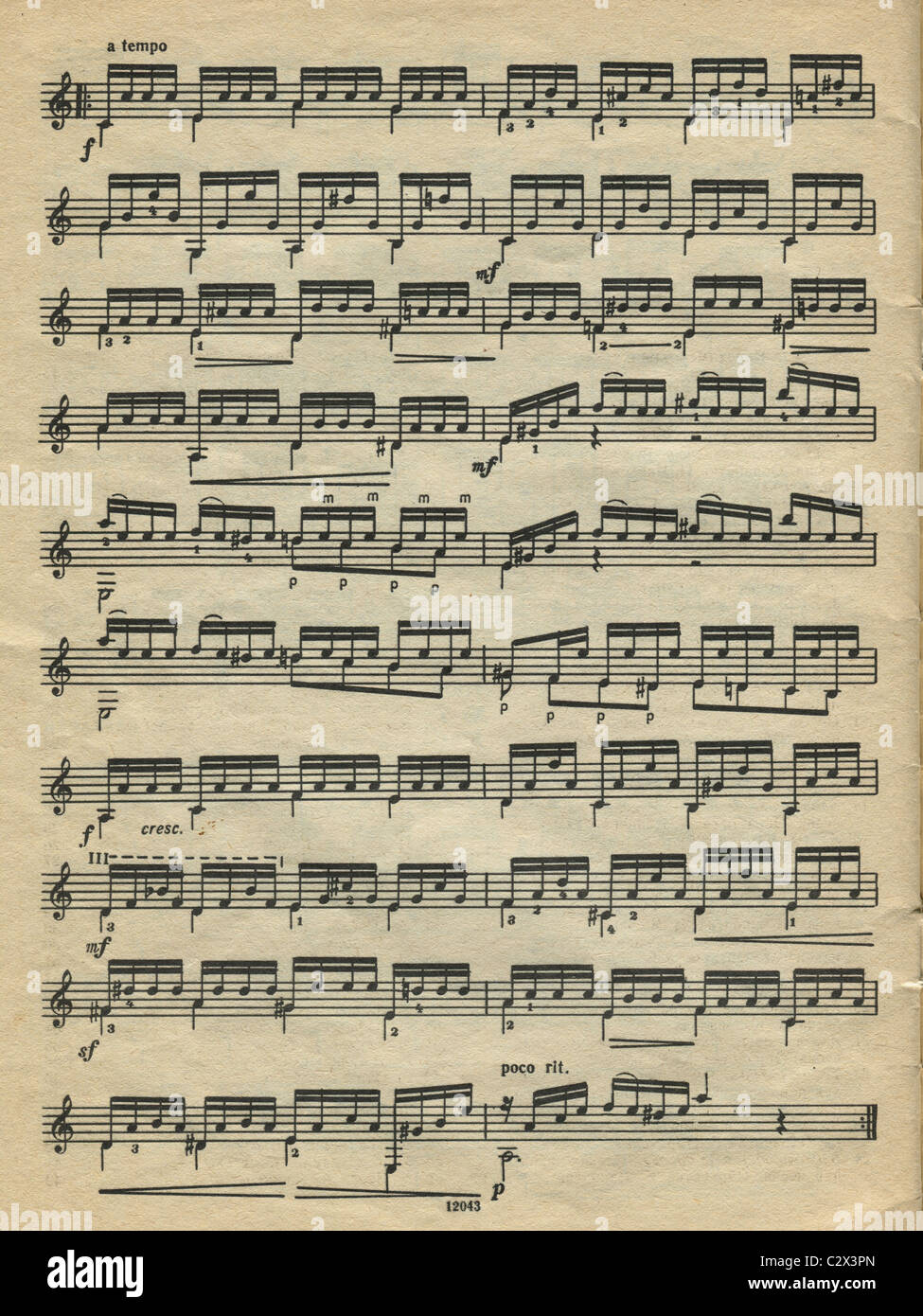 Musical paper hi-res stock photography and images - Alamy