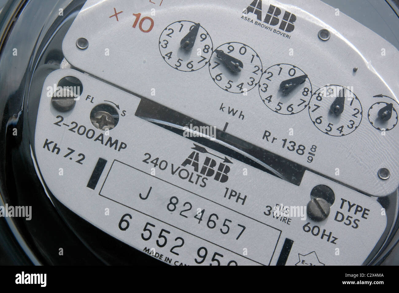 Residential Electric Meter High Resolution Stock Photography and Images ...