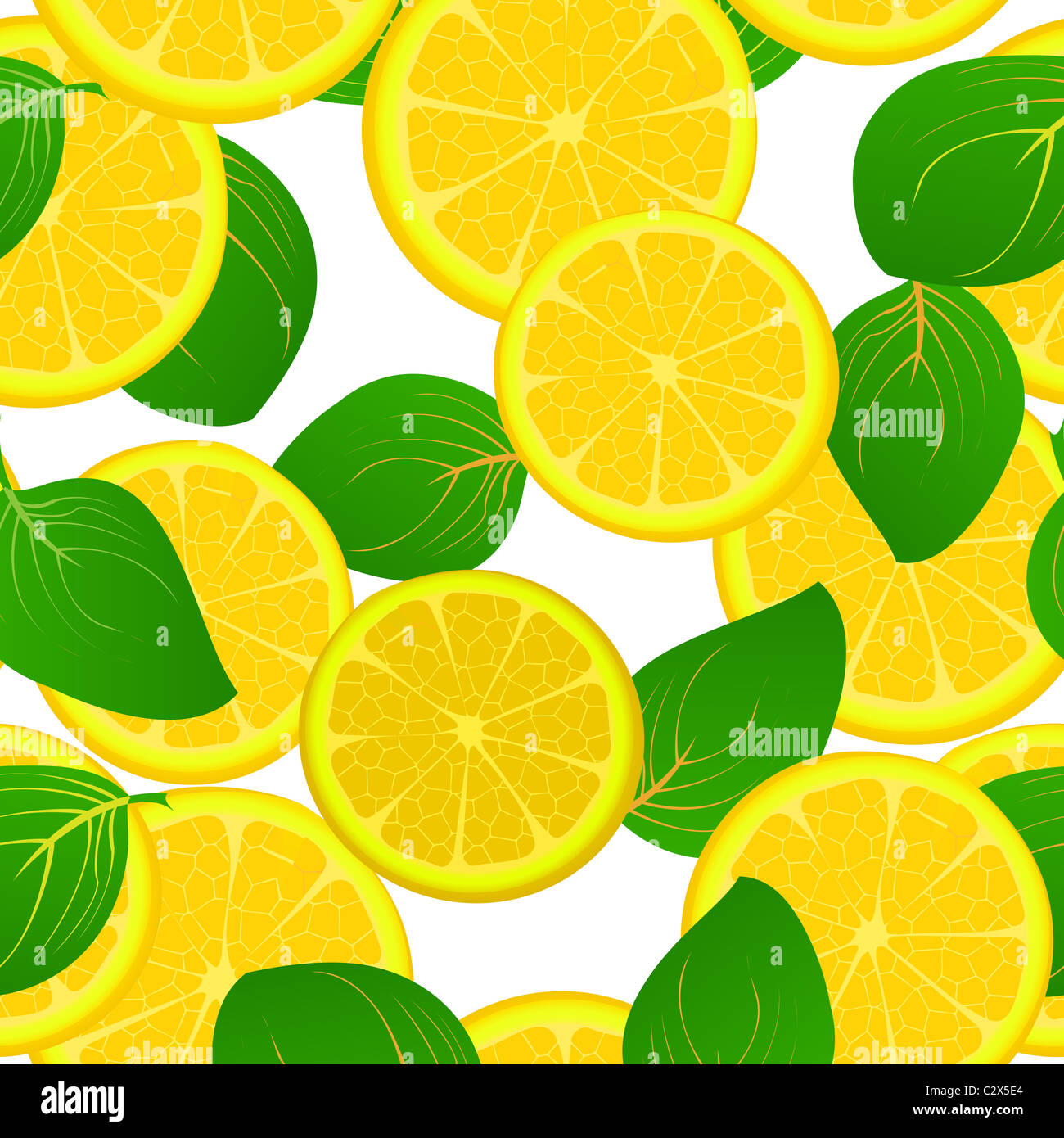Lemon slice pattern Stock Photo - Alamy