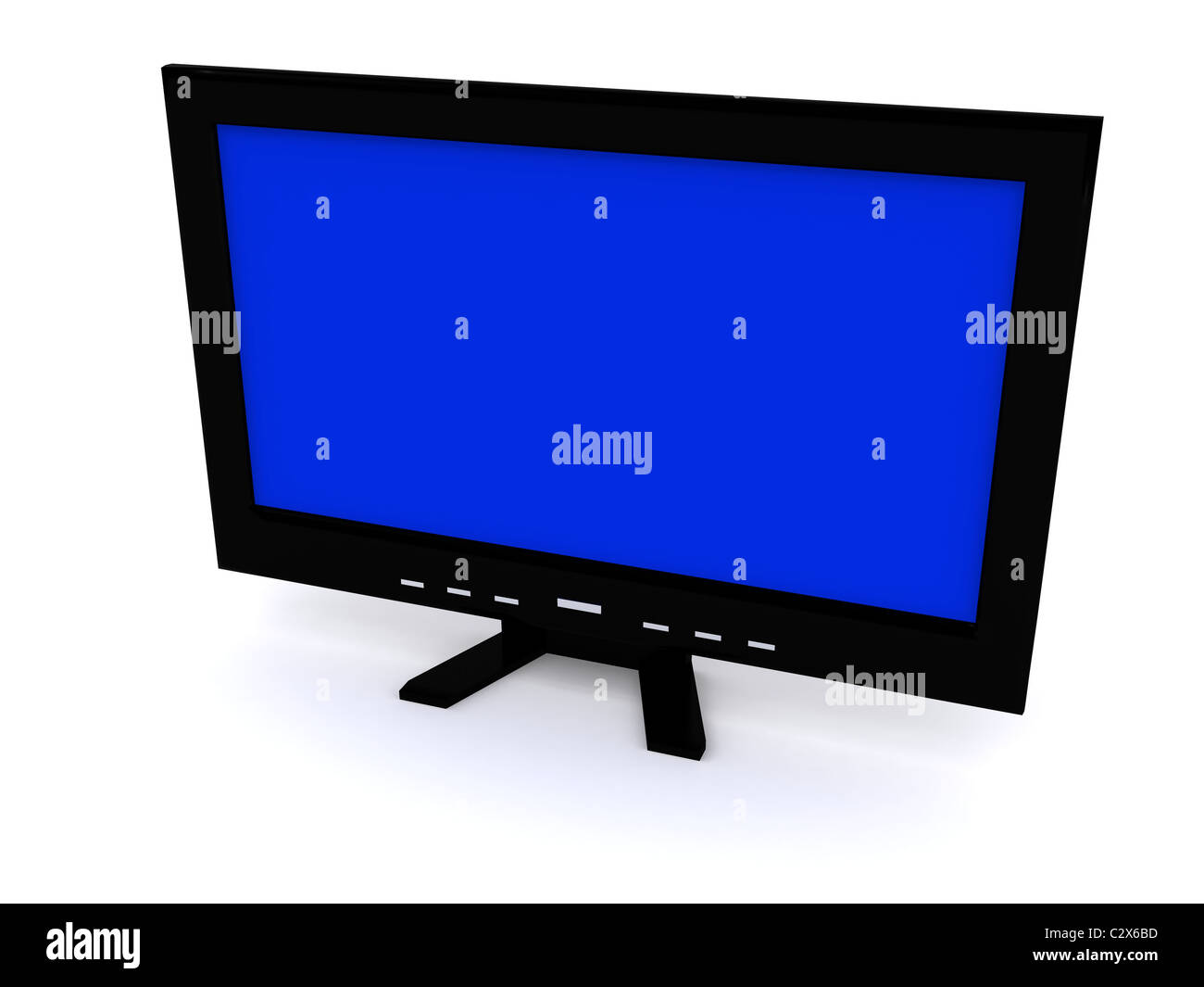 LCD monitor. technology office. 3D Stock Photo - Alamy