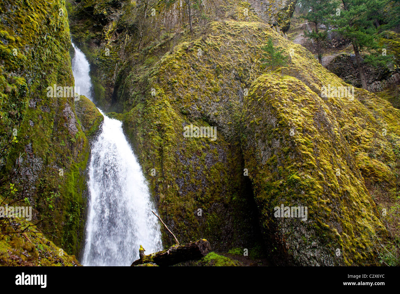 Beautiful waterfall in gorge among hi-res stock photography and images ...