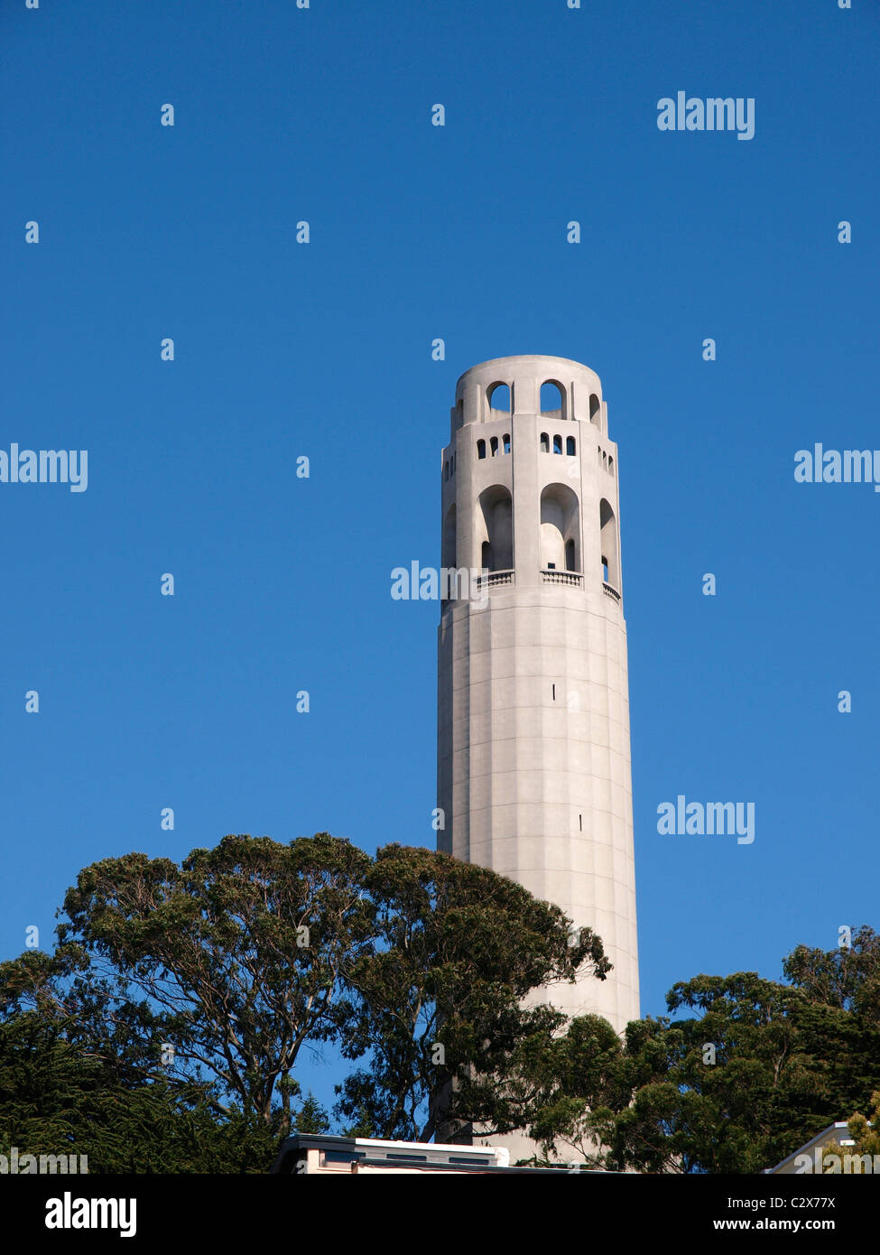 Coit Tower Telegraph Hill San Francisco California USA Stock Photo - Alamy