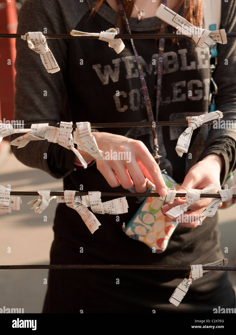 Fortune telling paper strip hi-res stock photography and images - Alamy